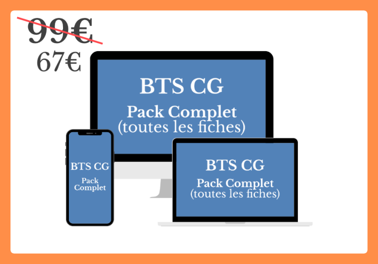 Fiches BTS CG - Toutes les fiches du BTS Comptabilité Gestion